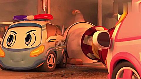 动画:小治真是倒霉,刚去大城市,还撞到警车.mp4