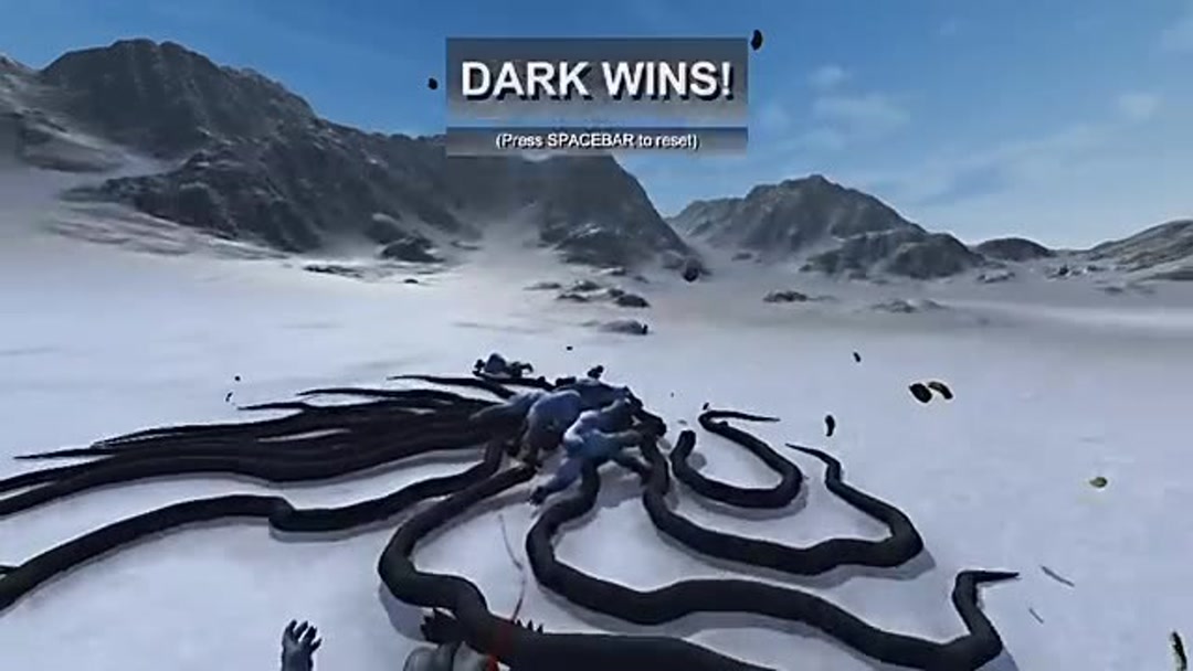 【小熙解说】动物进化战争模拟器 雪怪对战泰坦巨蟒!