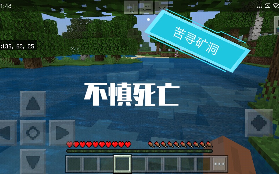 我的世界生存1 发现矿洞