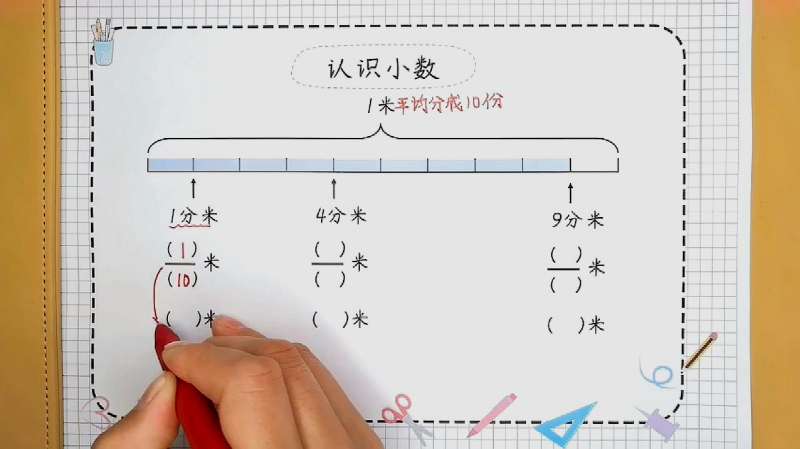 三年级下册数学认识小数