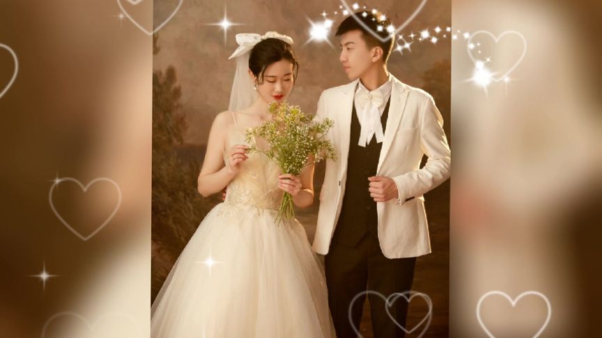 一起做一对漂亮的小朋友呀#婚礼倒计时