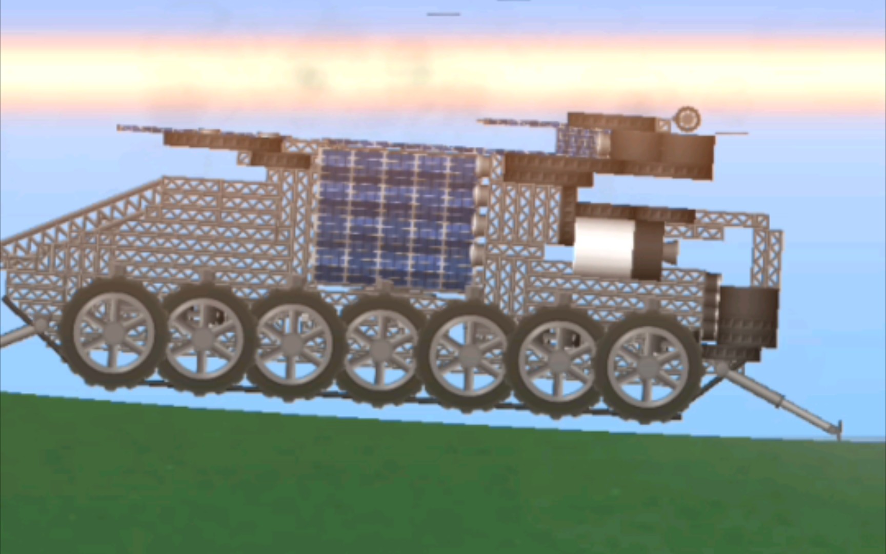 航天模拟器,可以用在巨型战舰上的热能主炮,保底射程5KM