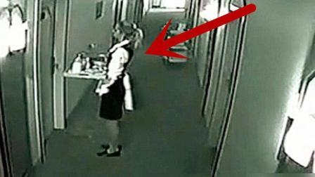 监控拍下国外酒店,客房服务的真实一幕!