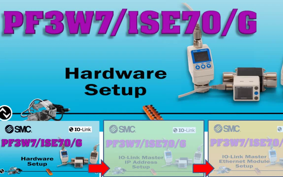 PF3W7ISE70-G流量传感器 IO-Link 型 part1 硬件设置方法