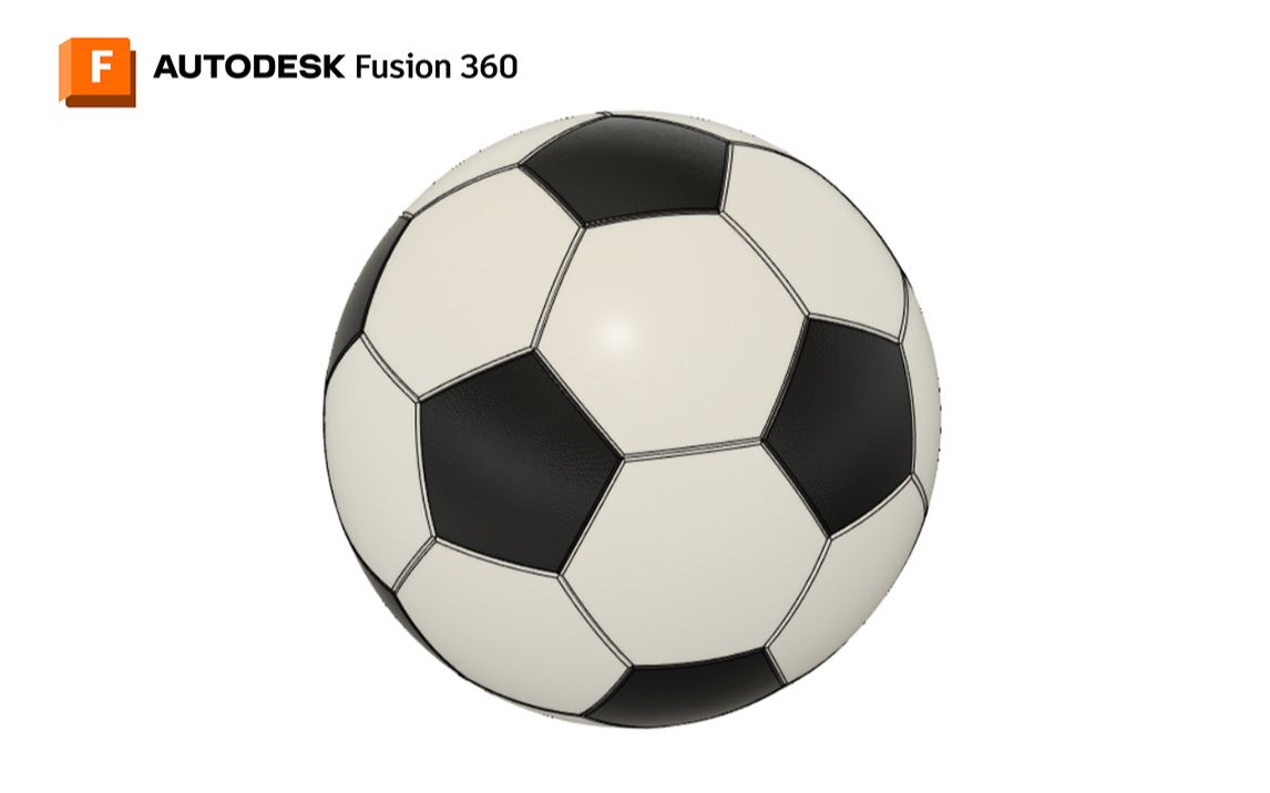#44 足球 曲面建模练习 【Fusion360 教程】