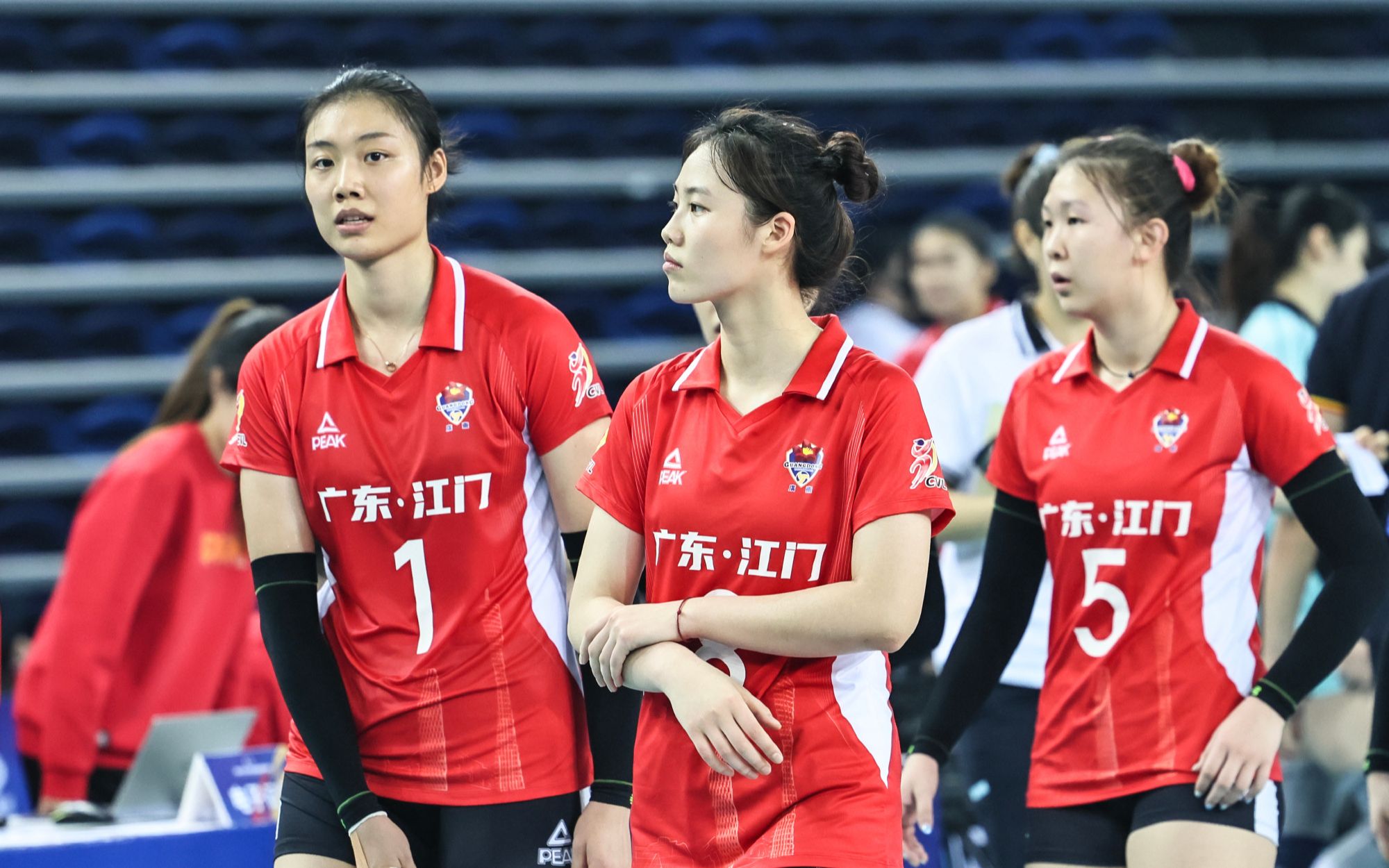 王逸凡、栗垚、陈佩妍扣杀亮点,联赛广东女排对阵河南女排