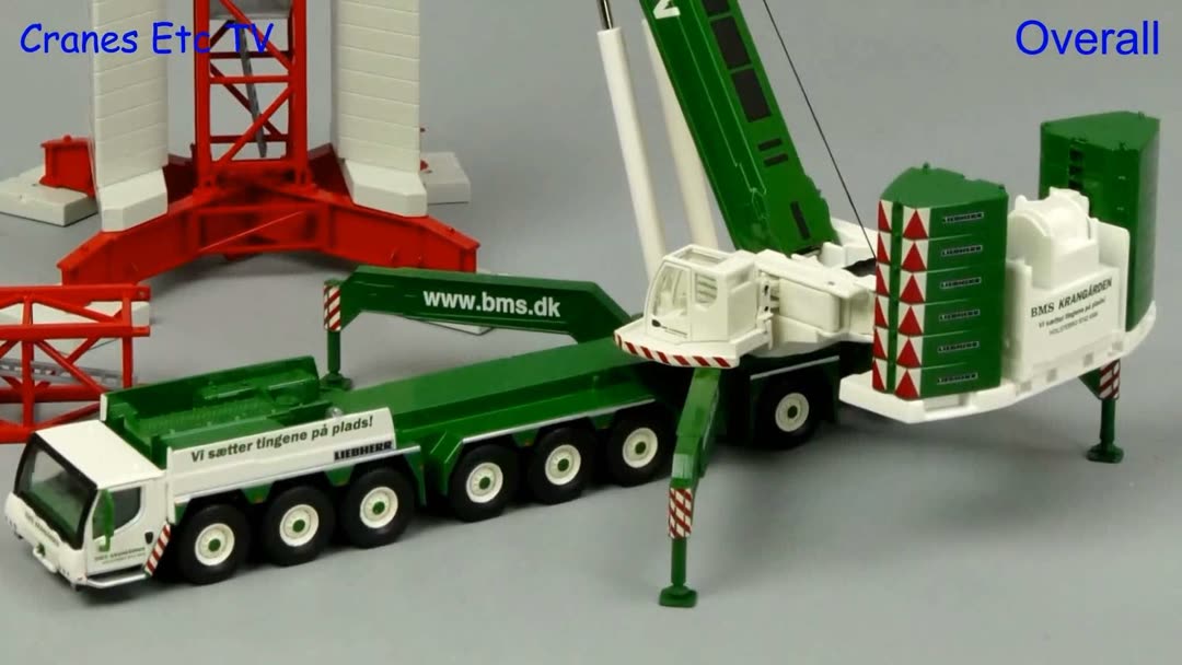 【工程机械比例模型】利勃海尔LTM1750轮式重型起重机模型开箱