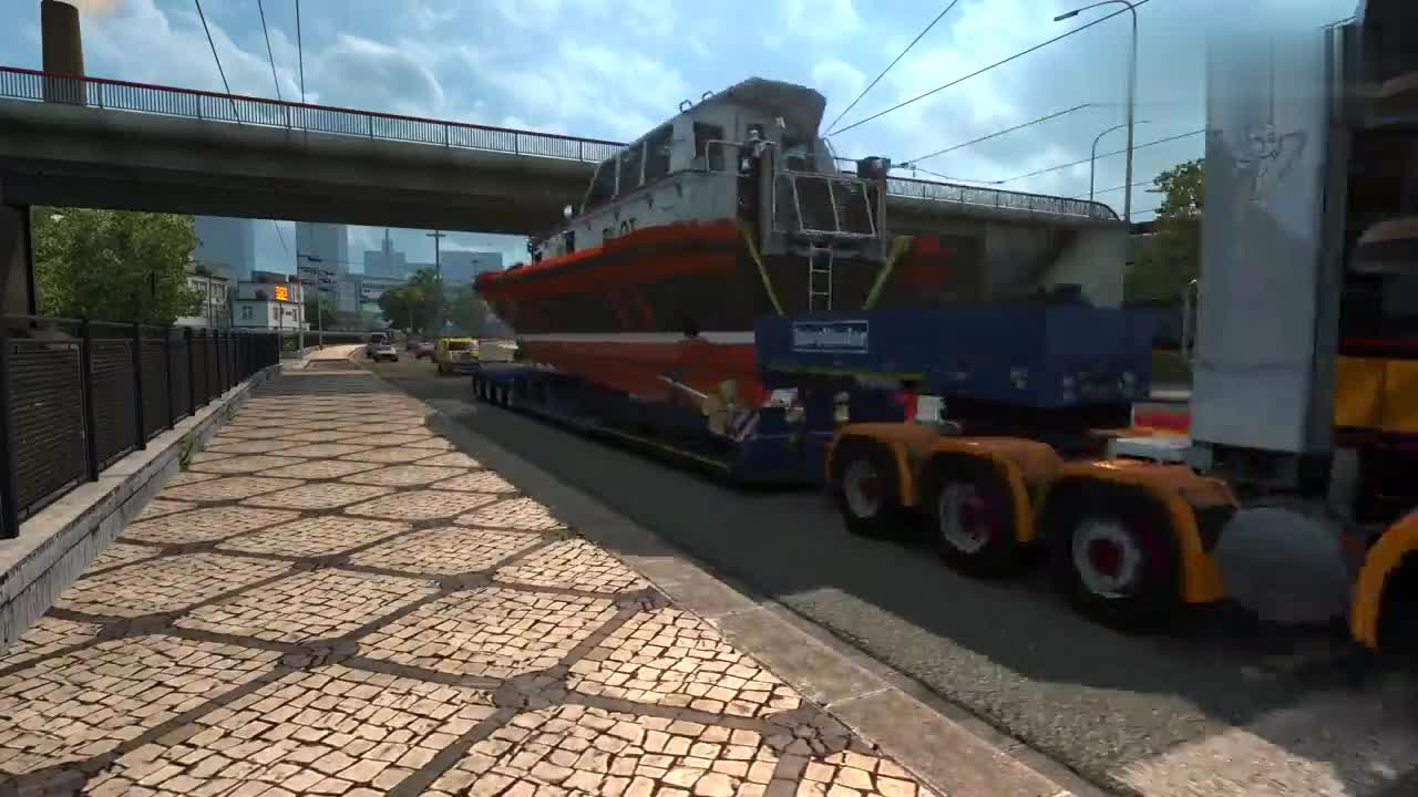 欧洲卡车模拟2:联机是福,看看老司机的神操作!V3