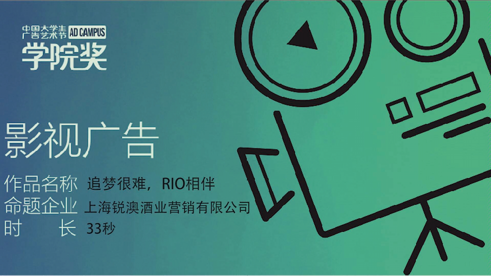 分屏创意广告—RIO鸡尾酒