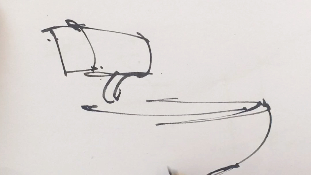 【室内设计】手绘入门教程坐便的画法,如果你理解了座椅的画法,就很...