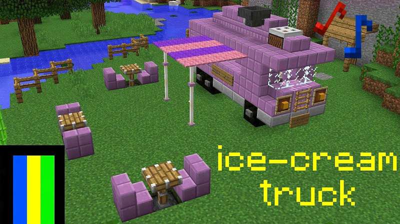 我的世界:如何在Minecraft制作冰淇淋车