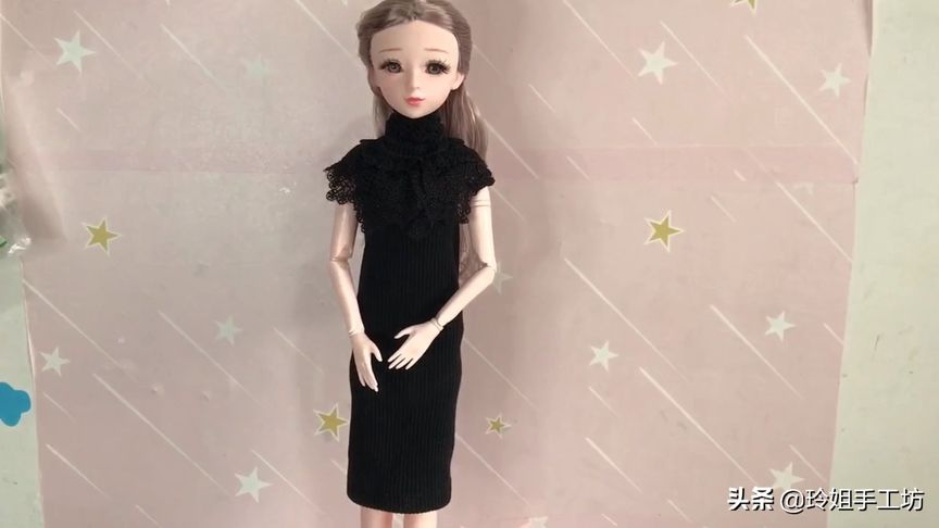 宝宝的旧衣服不要扔,教你给芭比娃娃做款一看就会的连衣裙!