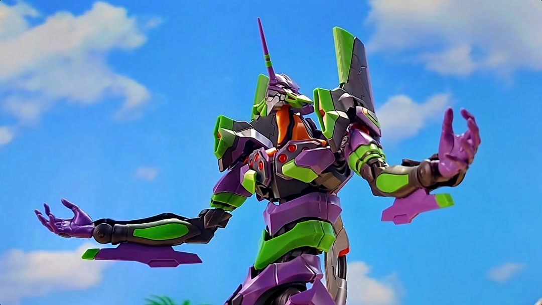 开箱万代BANDAI RG系列 新世纪福音战士EVA 初号机 拼装模型