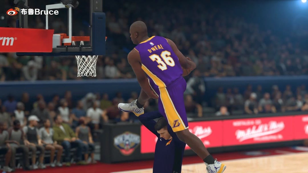 NBA2K18生涯模式:奥尼尔参加扣篮大赛!飞跃队友上演惊天扣篮