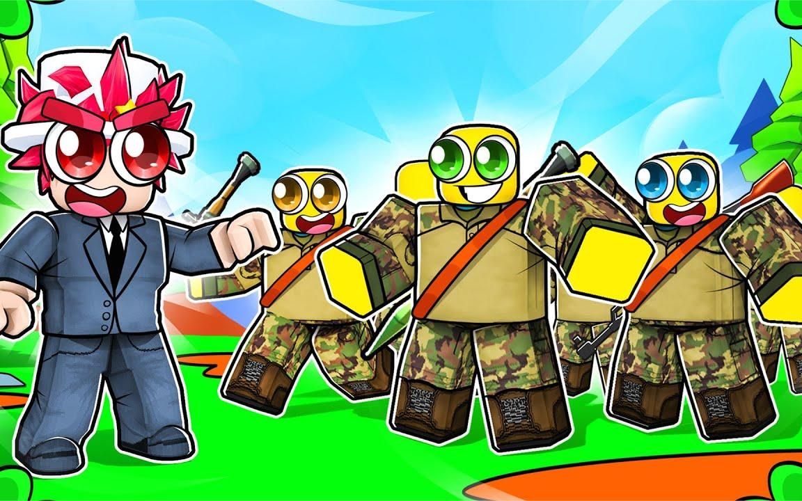 Roblox乐高军队模拟器:召唤超能乐高军团!乐高大乱斗!小格解说