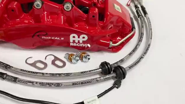 正品AP9560大六活塞刹车卡钳套装,碳纤维刹车碟!