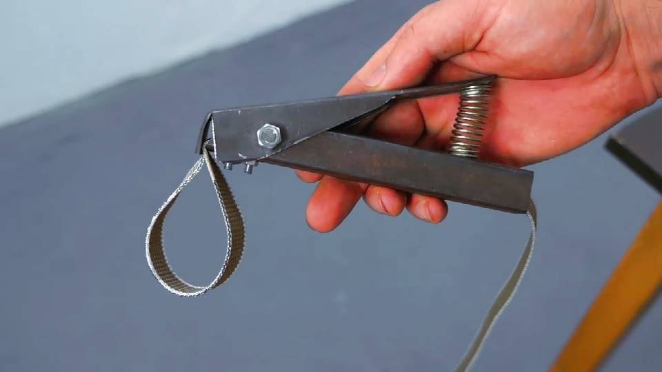 牛人男洞大开,自己制作张紧器用着真方便,真是涨见识了