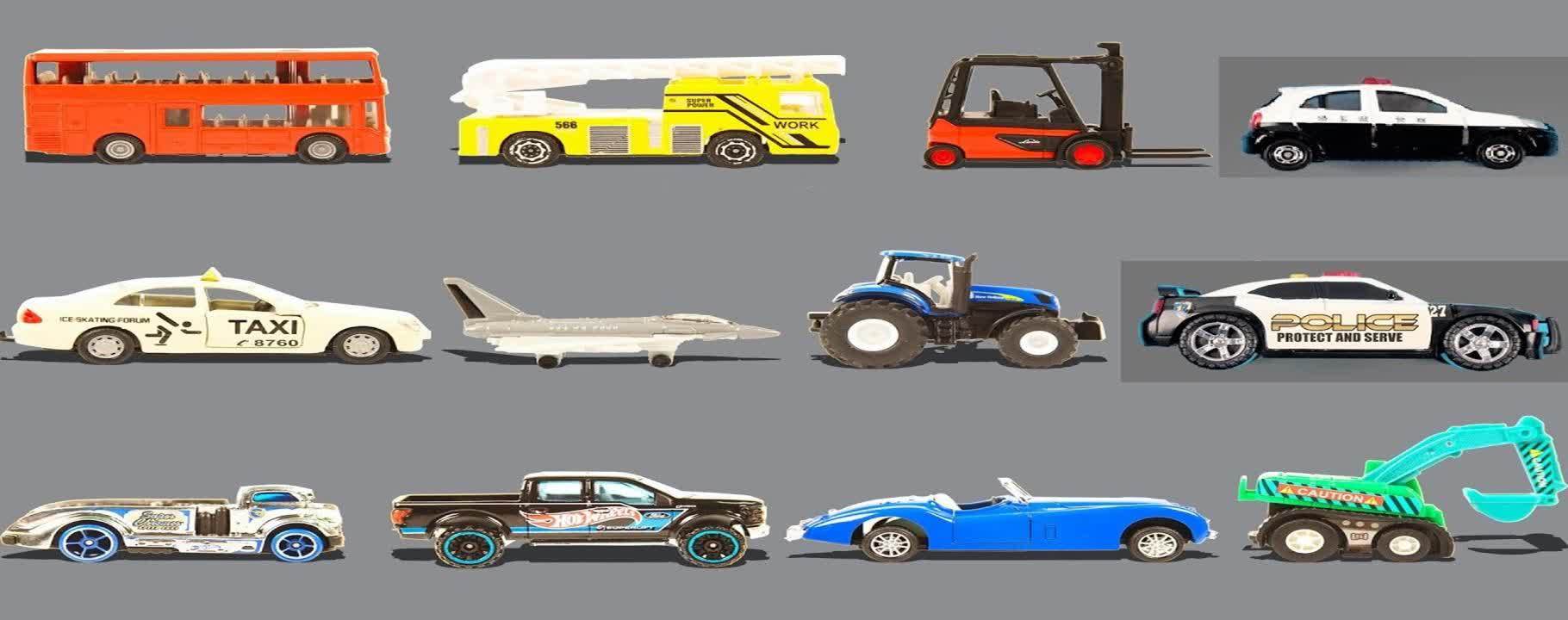 少儿玩具:汽车巴士警车模型玩具