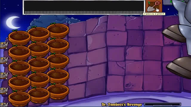 植物大战僵尸单机修改版:屋顶上的挑战