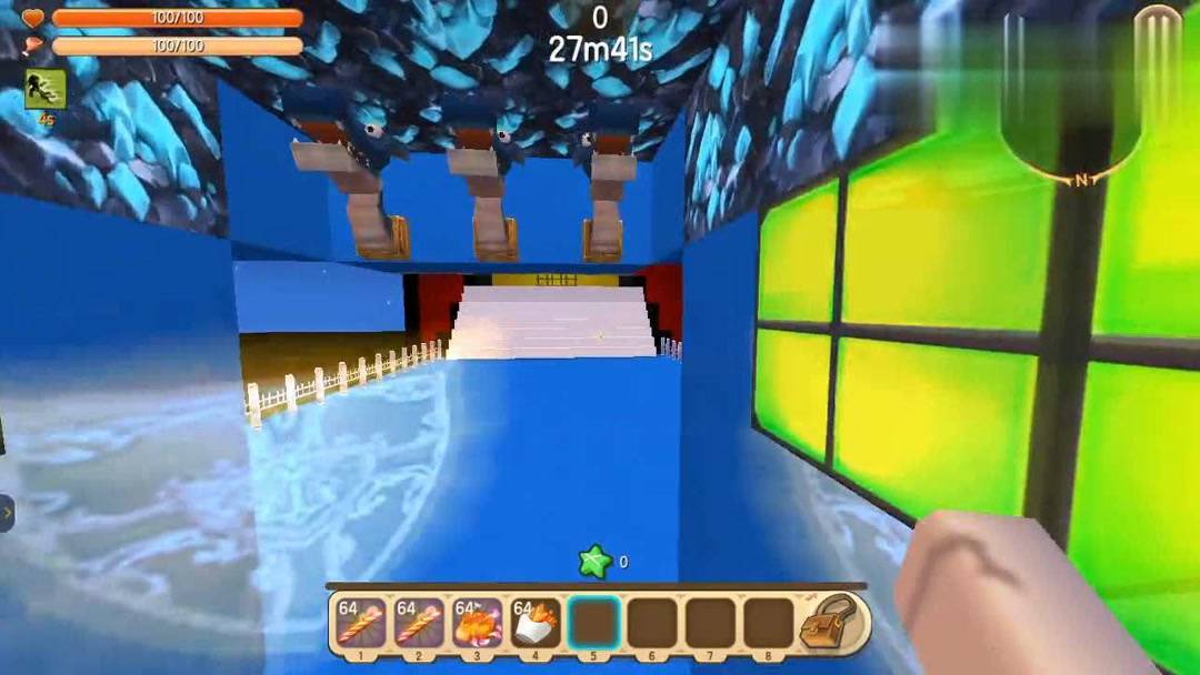 迷你世界,二段跳已经太简单了,小钊教你百段跳,能跳上天