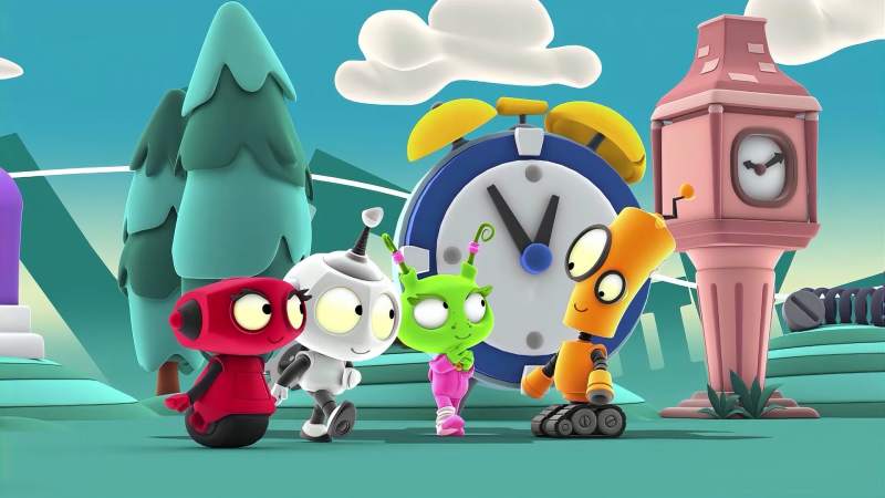 百变星球历险记:各种各样的时钟,欧比特可以好好的练习辨认时间