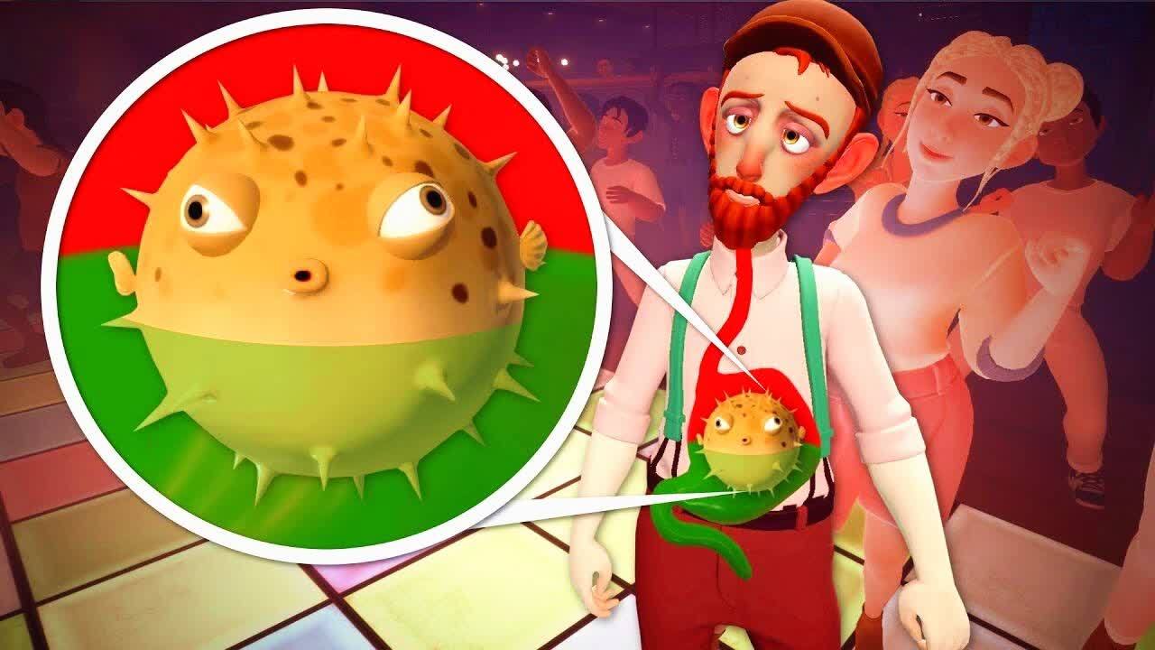 我被醉汉吃进了肚子,他居然还不知道!救命呀小鱼模拟器