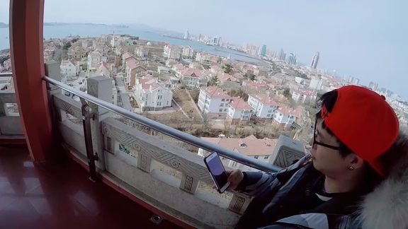 青岛抖音火了～发一个青岛全景!这是一个看全景的好地方ߘ