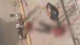【山西】一地血迹!男子开车撞人后与妻子发生争吵 用石头将其当街砸死