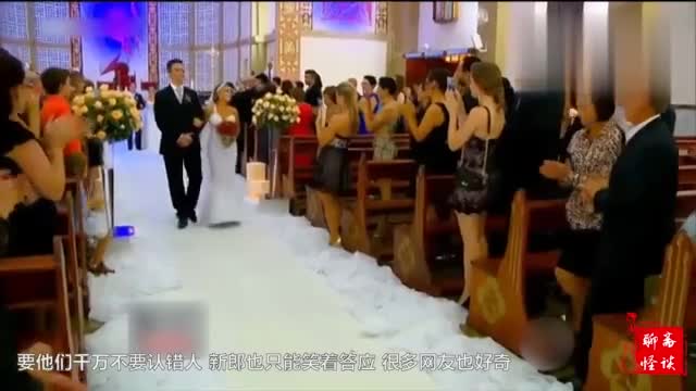 三胞胎姐妹一起举办婚礼 网友 新郎分的清吗