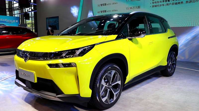 埃安V惊艳亮相2020粤港澳大湾区国际车展