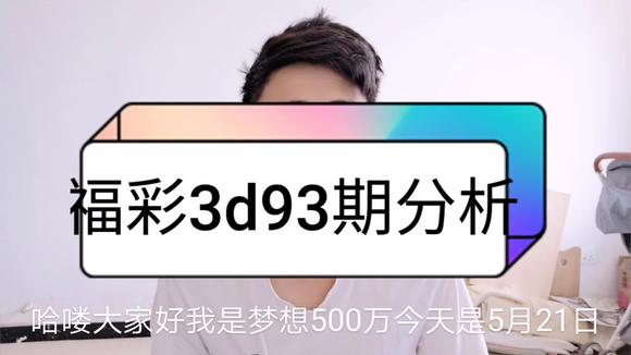 福彩3d93期分析,昨天胆码、六码、跨度都对,今天拭目以待