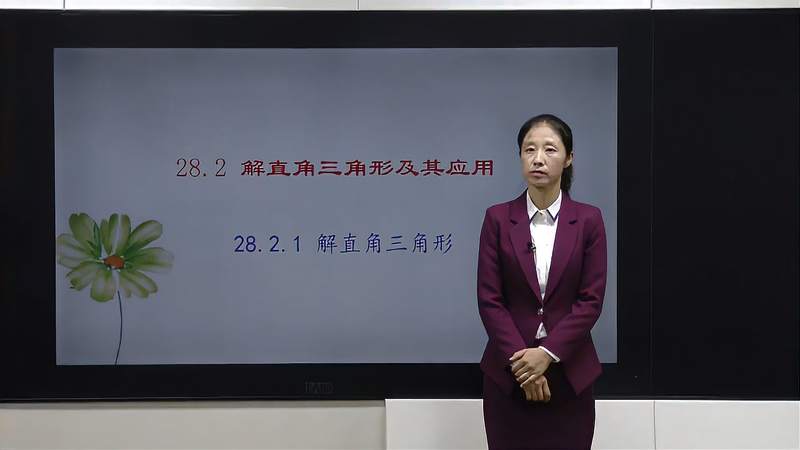 九年级数学下册:《锐角三角函数》解直角三角形