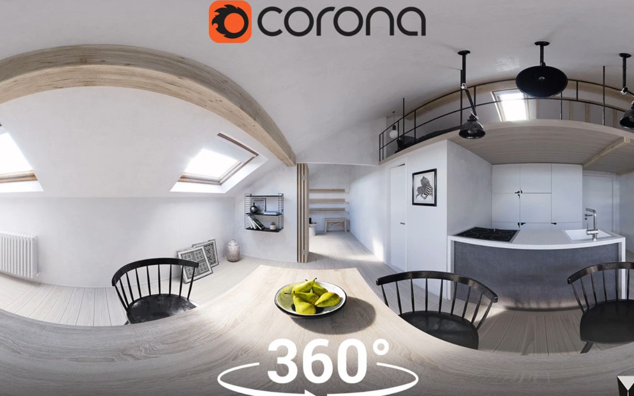 如何使用Corona Panorama Exporter创建交互式360°全景图