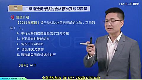2018年 二建 二级建造师建筑工程管理与实务 王玮 精讲班1