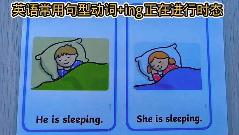 英语基础句型 动词ing格式,正在进行时态