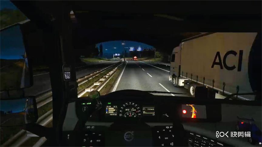 欧洲卡车模拟2:万万没想到会被飞机给拦截了哈哈