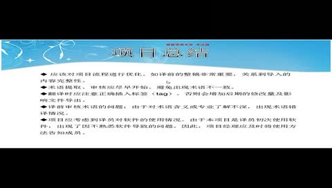 计算机辅助翻译 第八组 MemoQ 6 翻译软件 翻译硕士 翻译教学 塔多斯教程 本地化