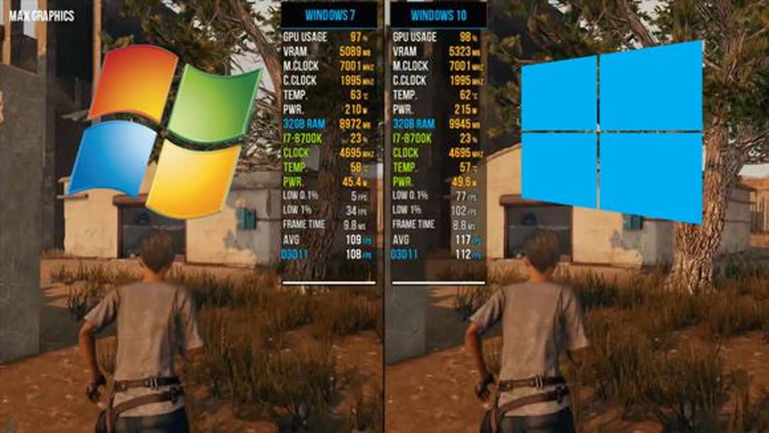 Win7对比Win10哪个系统玩游戏更好呢?