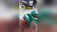 小型松树皮粉碎机 多功能饲料粉碎机 树枝边角料破碎机