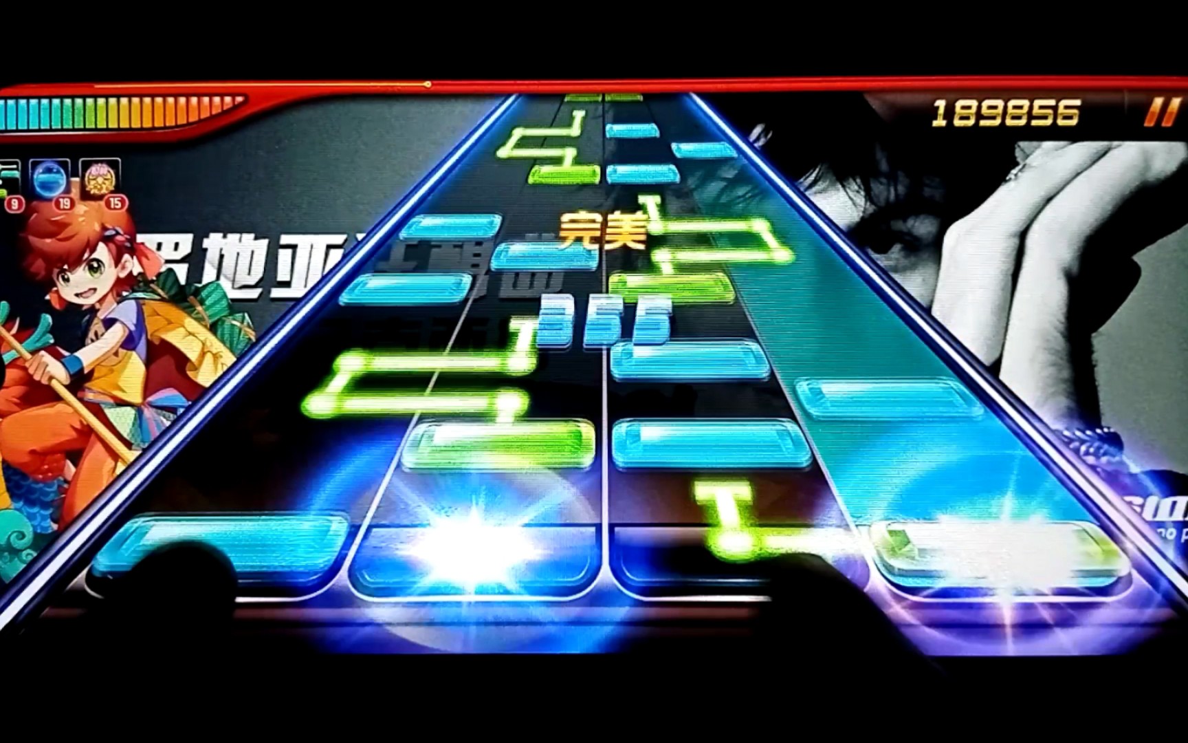 【节奏大师】一速4键克罗地亚狂想曲 (困难 9) 完美演奏73.96w