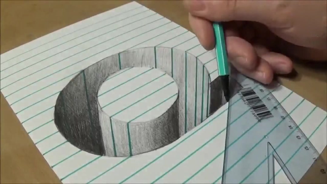 儿童画画这立体感画的也太棒了,一分钟学会!