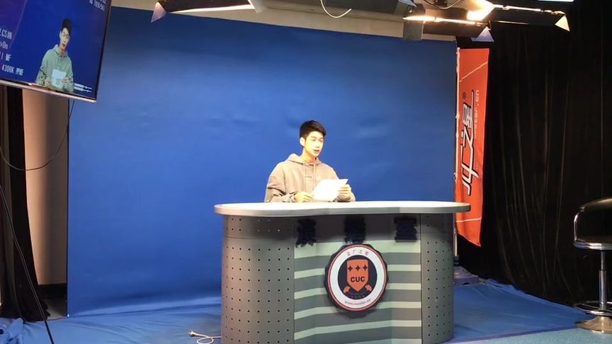 「模拟主持」播音主持专业新闻播读上镜课!干净帅气的艺考生来袭!