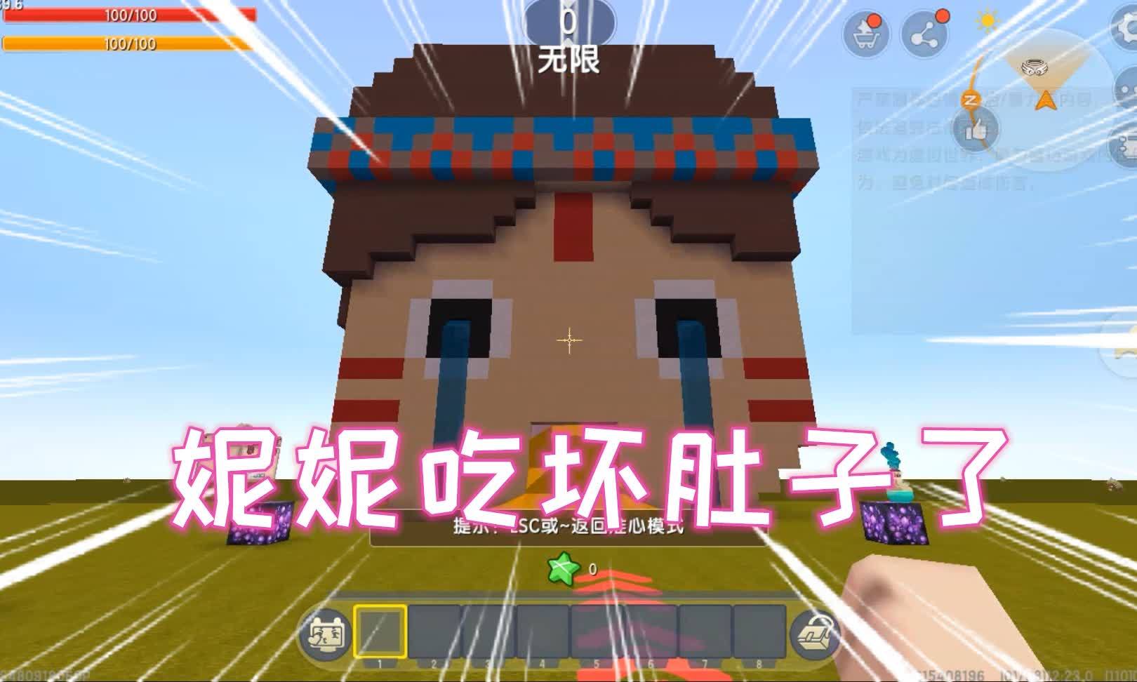 迷你世界:妮妮吃坏肚子了,凉风为了治病可是花费了所有的医术