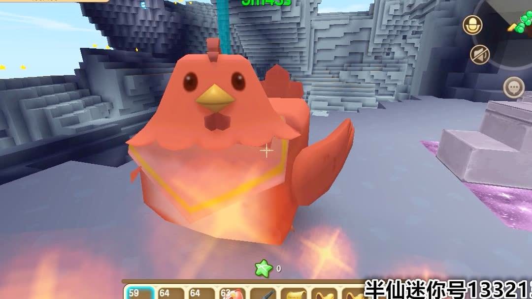 迷你世界:飞鸡抢夺星大战!赛场如战场,太刺激了!