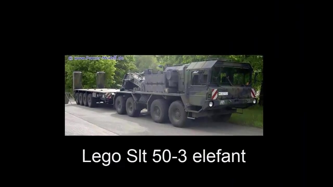 Lego 象式拖车slt 50-3/豹2A6
