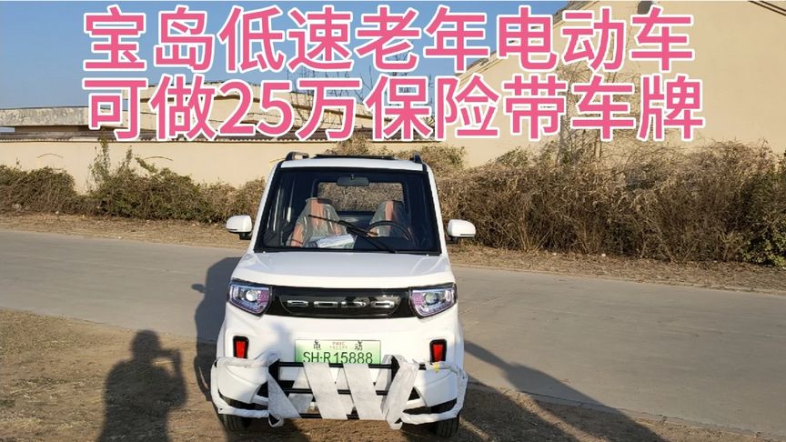 宝岛低速老年代步车走进千家万户,给家人带来方便和快乐你支持吗