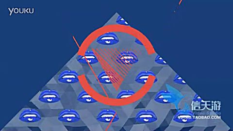 7271动感线条时尚潮流几何图形运动动态特效过场动画素材