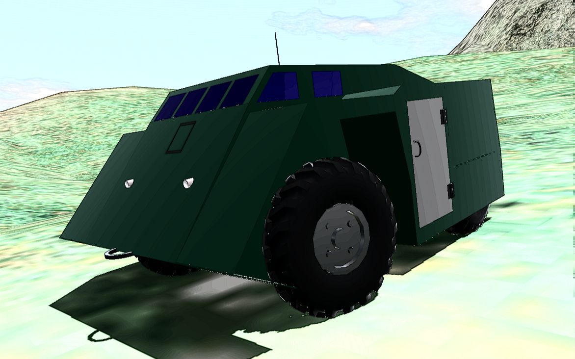 【简单飞机】博格·特里亚BY-3“哈士奇”轻型轮式保障牵引车