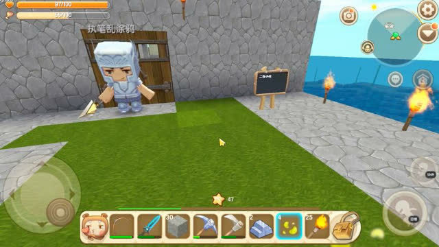 迷你世界26兄弟看城门呢,我刚下城墙就被炸飞了