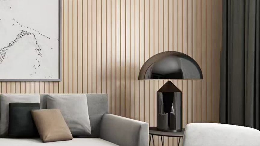 实木格栅——目光所及,质感所在|||纤巧的线条,简约的造型